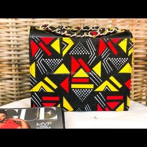 Olanma by TE | Bags | Onyinye Leather And Ankara African Print Mini Bag | Poshmark
